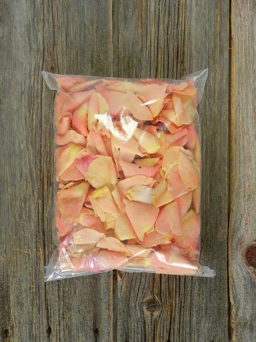 Wholesale 360 Grams Peach Rose Petals Delivered Online | FlowerFarm